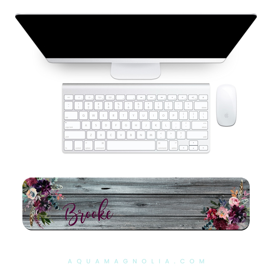 Personalized Keyboard Wrist Rest Custom Wrist Rest Mouse Pad ...