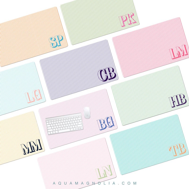 Desk Pad Stripe - Etsy