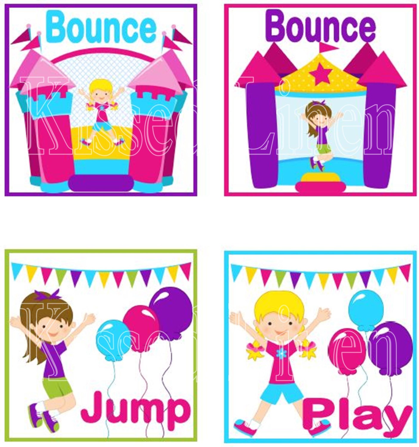 Fun Bounce House Jump Play Birthday Party Treat Favor Gift - Etsy