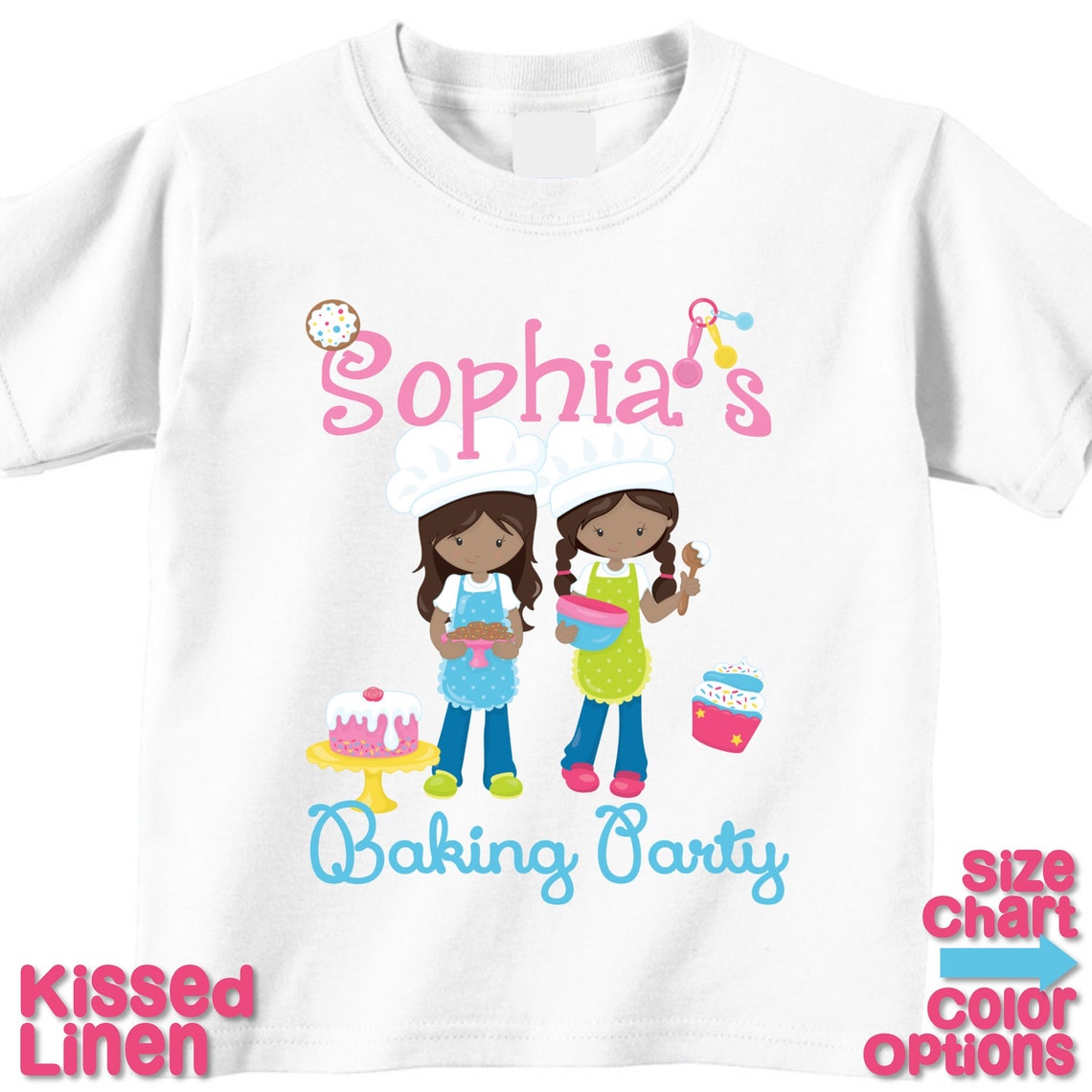 Girls Baking Party Favor Bags Cooking Chef's Birthday | Etsy