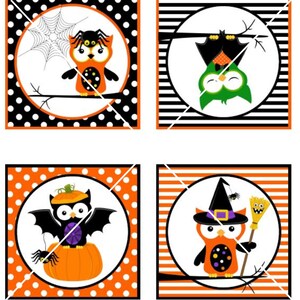 Spooky Halloween Owlstreat Favor Gift Goody Candy Party Bags Mini ...