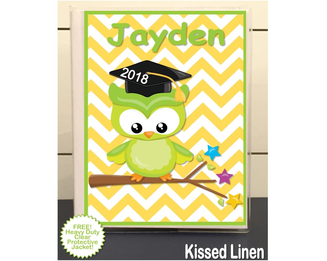 Personalized Pre-school Pre-k Kindergarten Graduation Owls Journal ...