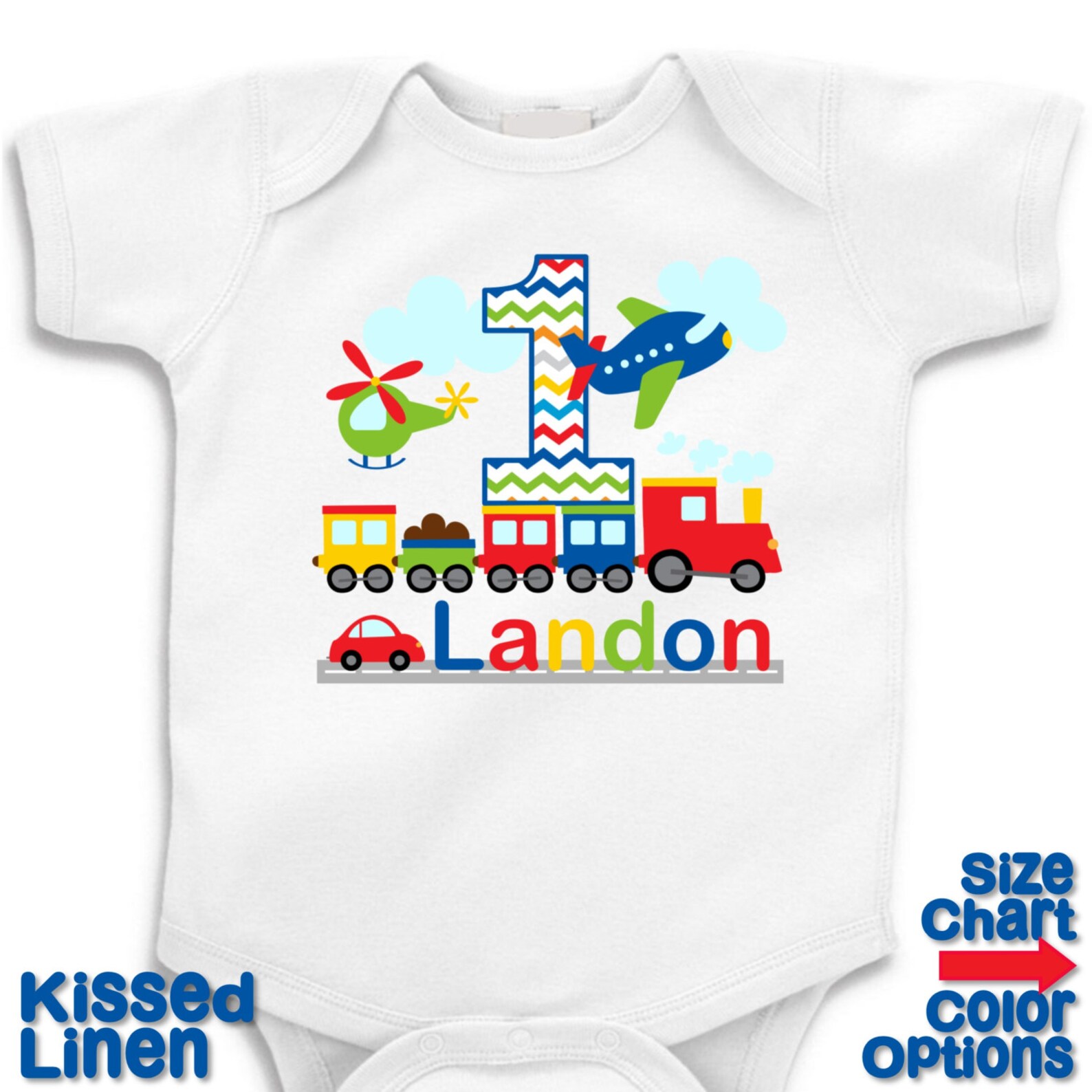 Personalized Transportation Airplane Plane Car Helicopter - Etsy