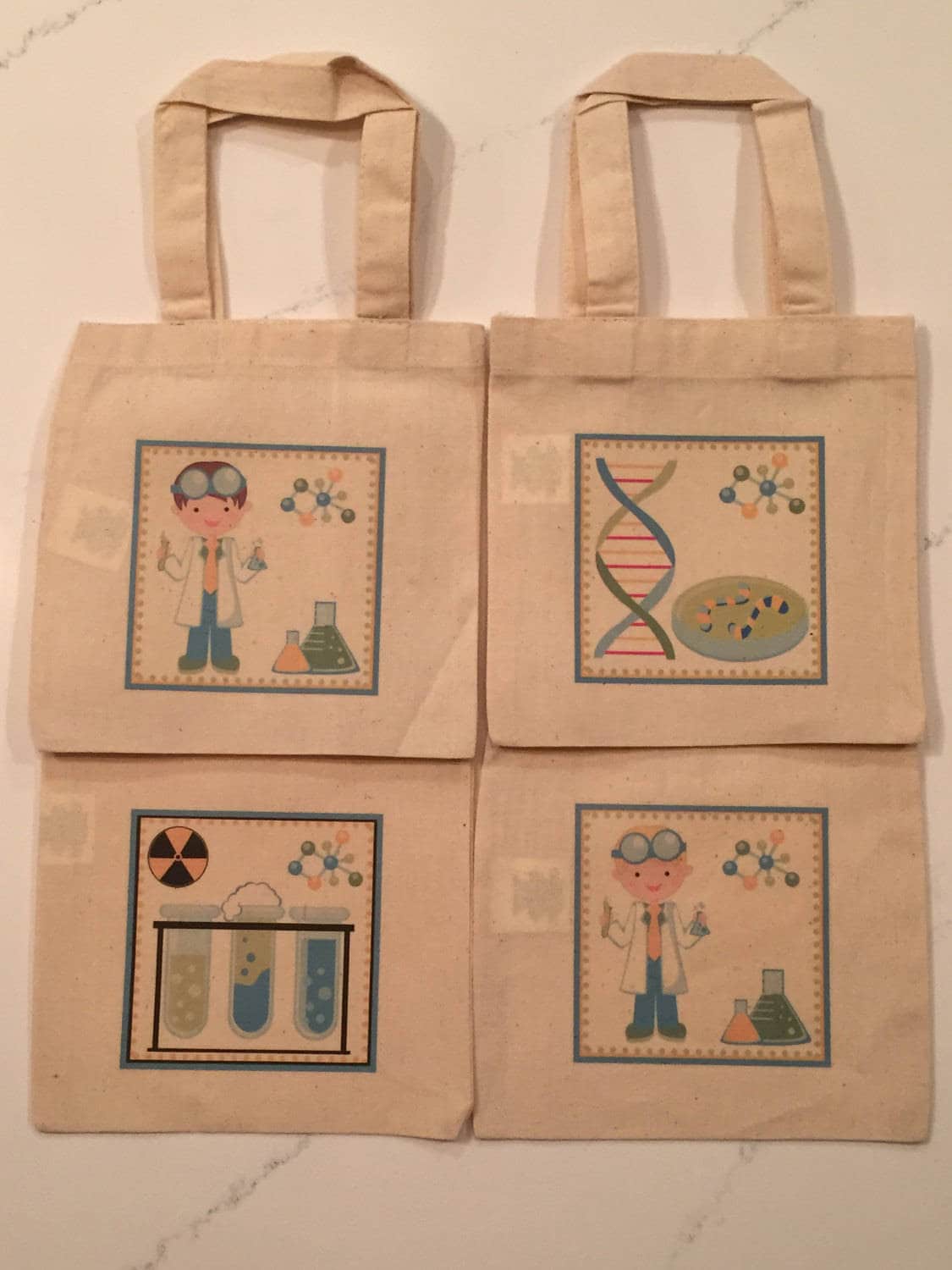 Science Party Scientist Birthday Party Treat Favor Gift Bags - Etsy