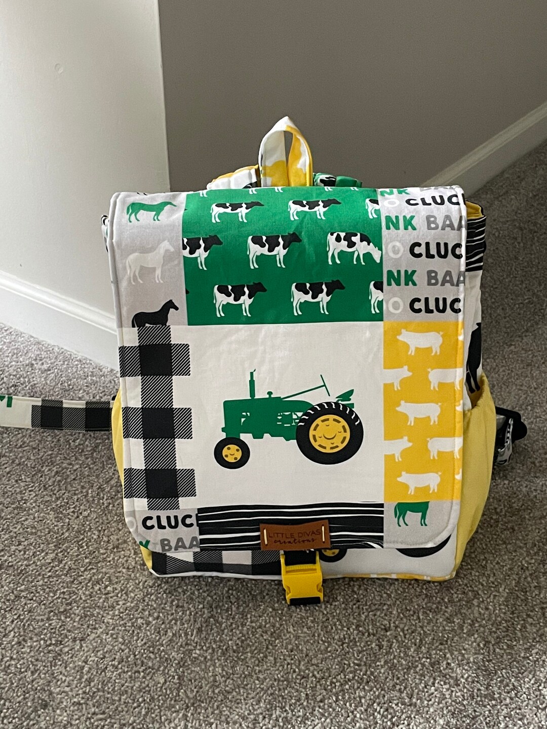 Backpack Diaper Bag-farm Backpack -boy Backpack Diaper Bag- Boy Baby ...