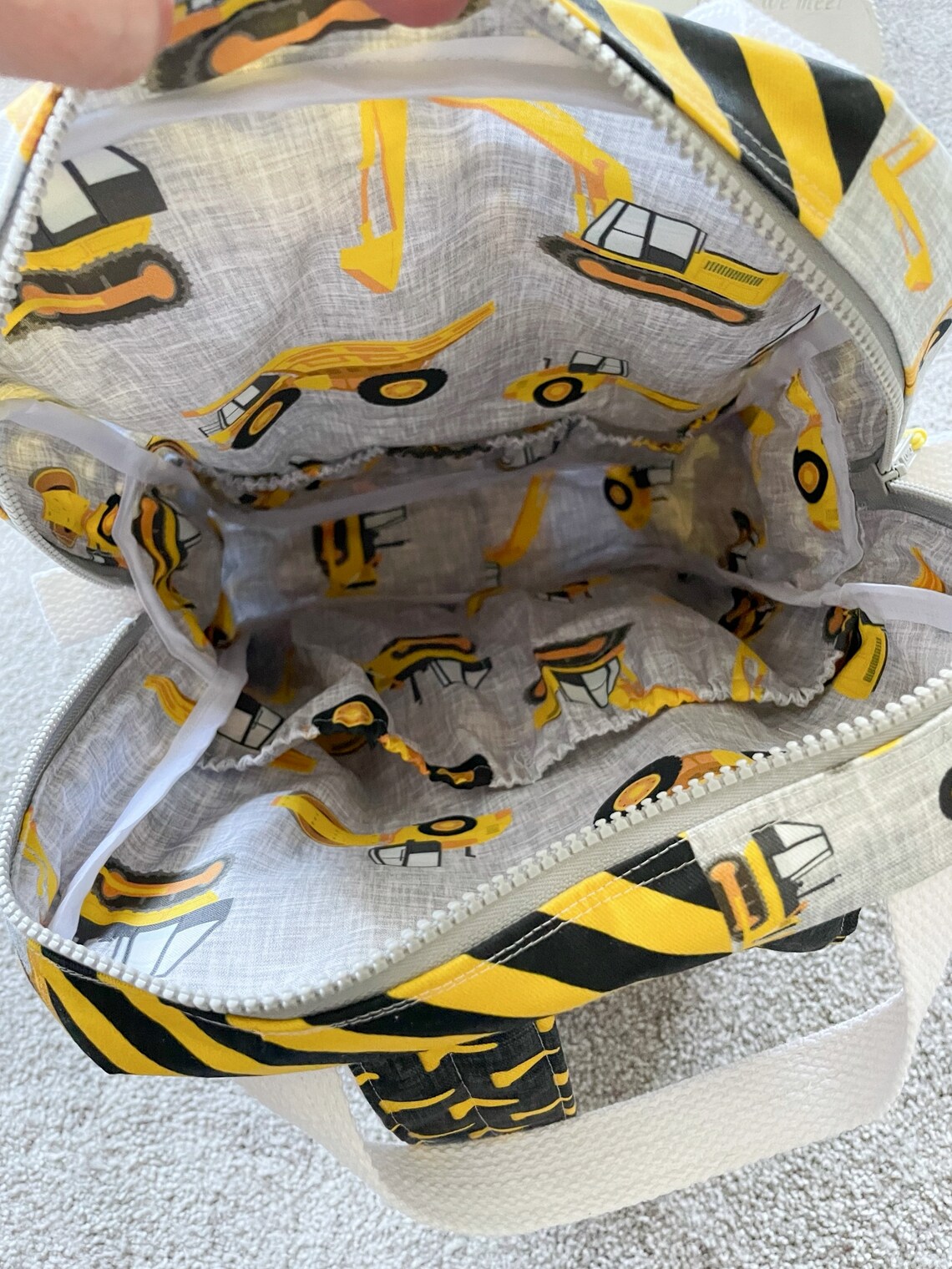 Construction Backpack-kids Backpack-custom Made Backpack- Handmade ...