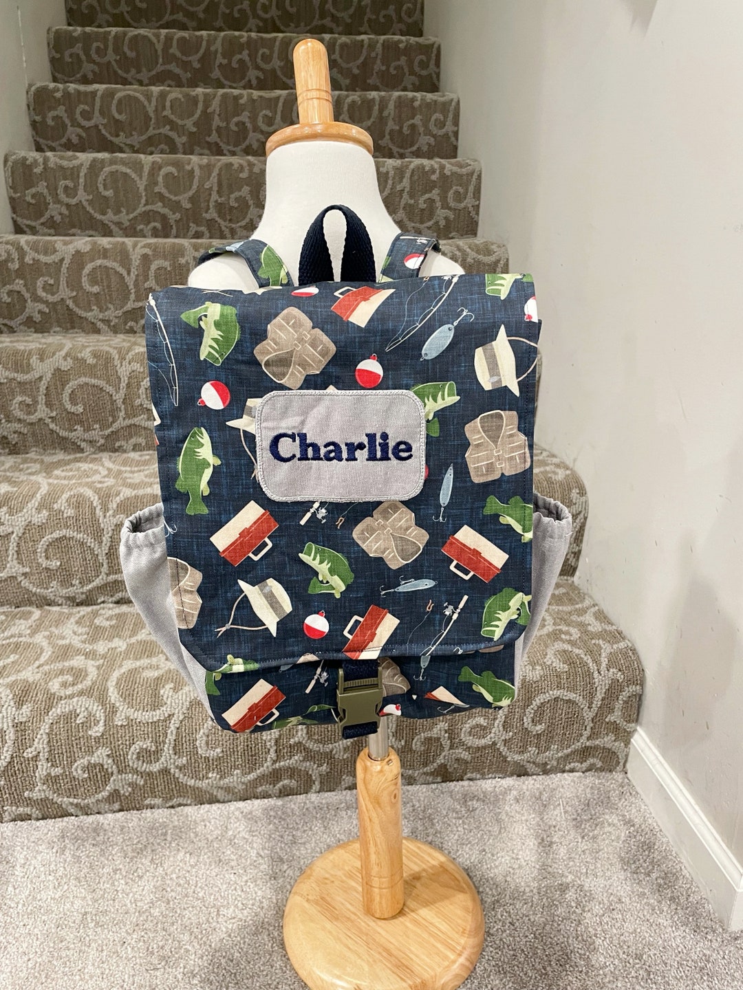 Backpack-grow With Me Backpack-fishing Backpack-toddler Backpack Boy ...