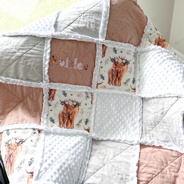 Cow Quilt - Etsy