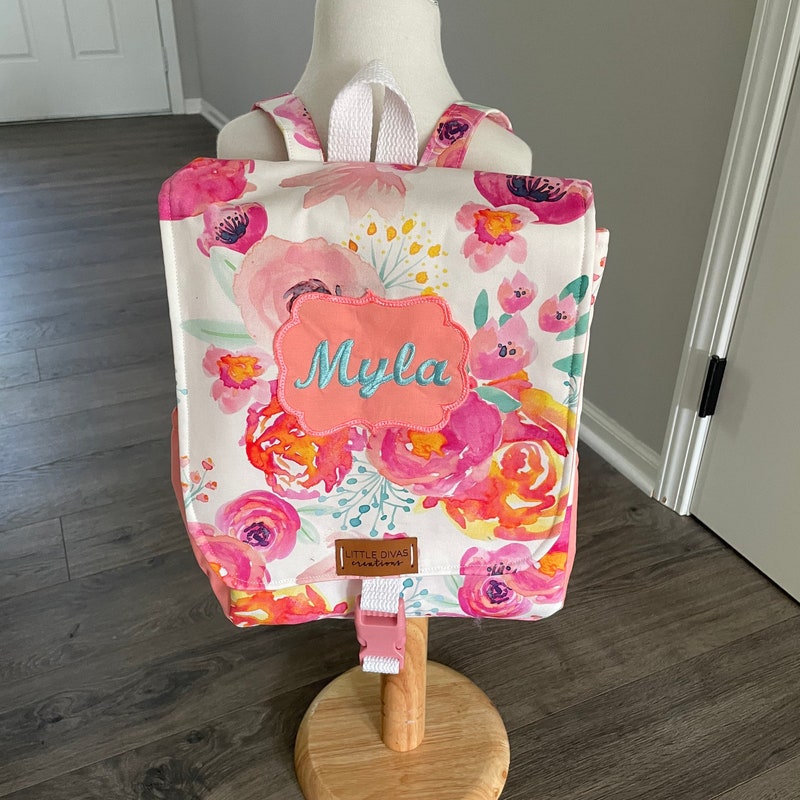 Floral Backpack - Etsy