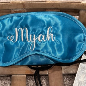 Personalized Kids Spa Eye Mask -sleepover Eye Masks -girls Spa Party ...