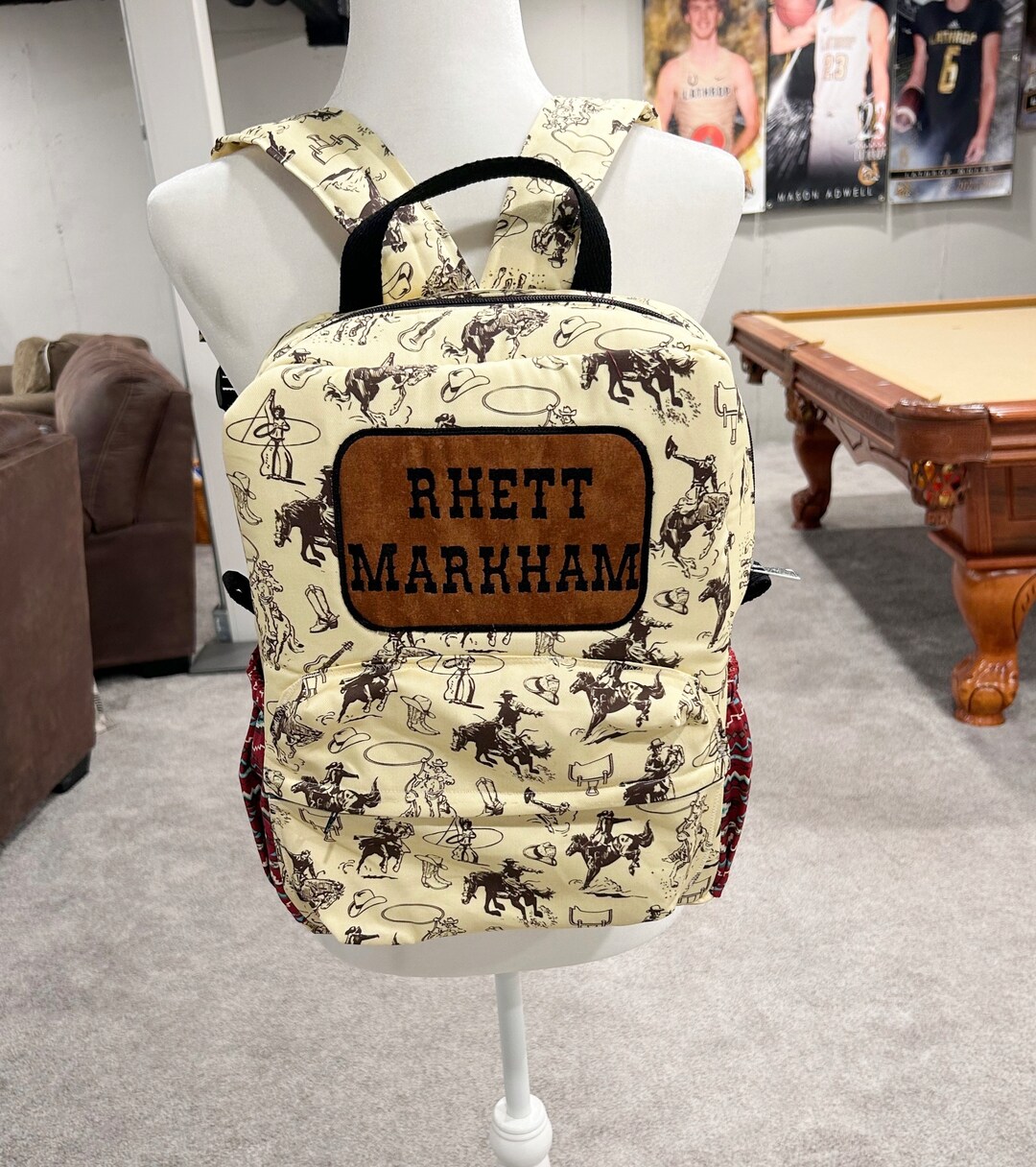 Cowboy Backpack-western Backpack -school Backpack -backpack ...