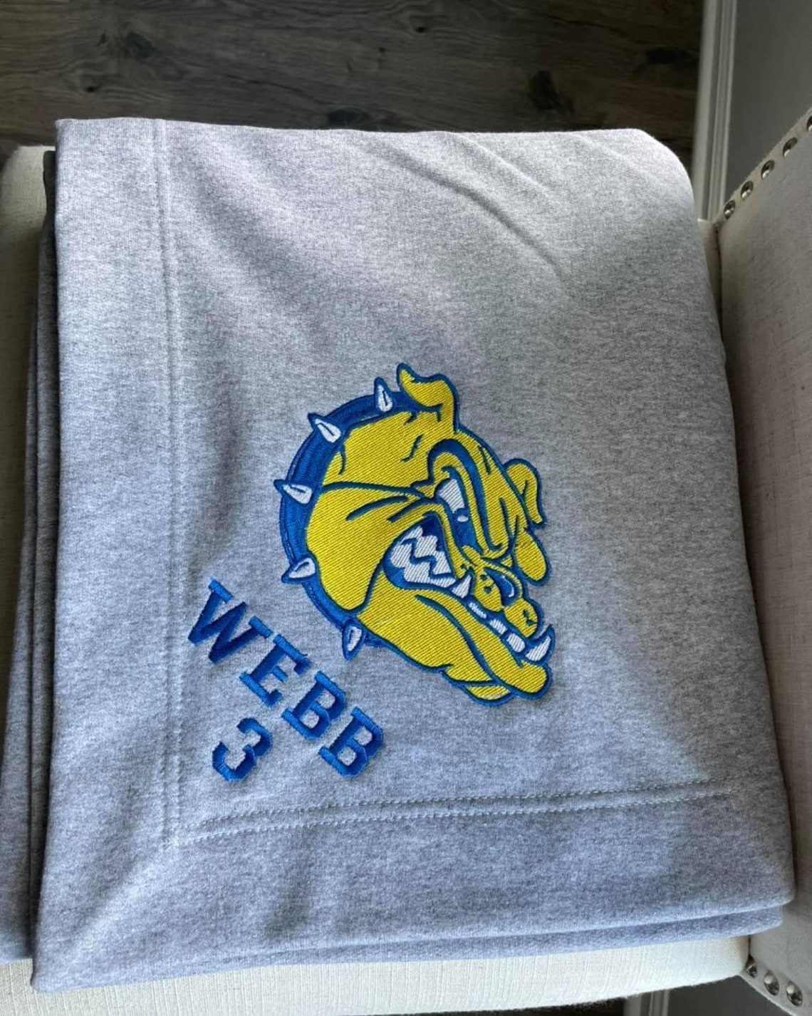Personalized Stadium Blanket-high School Mascot Blanket-custom - Etsy