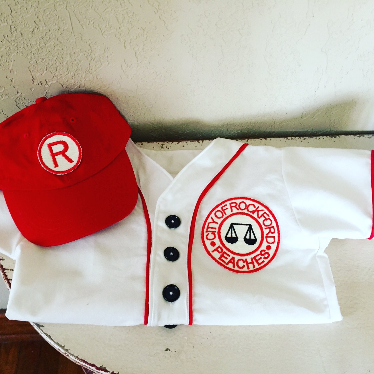 Handmade Vintage Inspired Baseball Jersey & Hat Set - Etsy