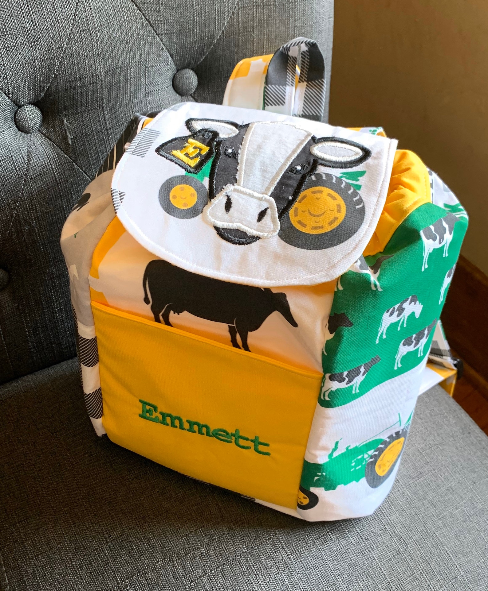 Personalized Toddler backpack personalized boys backpack-farm | Etsy