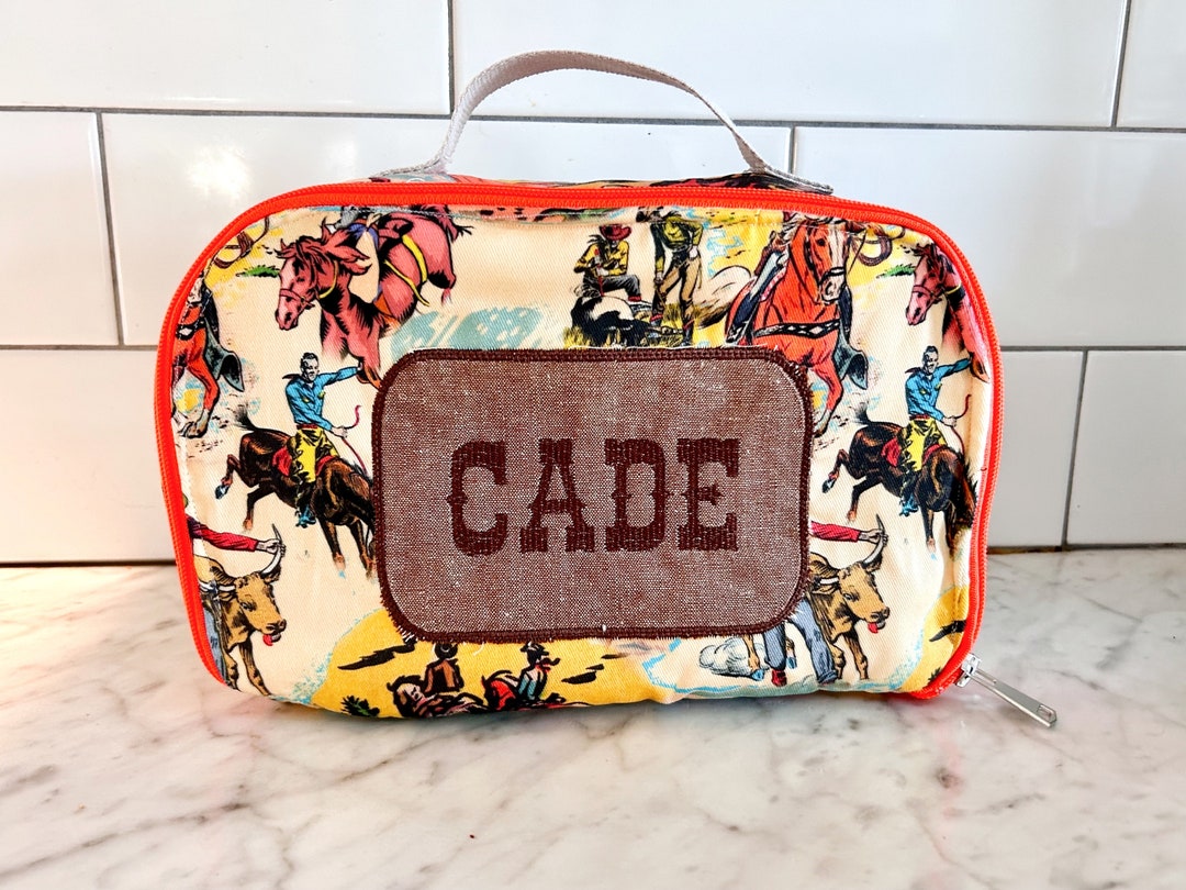 Vintage Cowboy Lunch Box-cowboy Lunch Box - Etsy