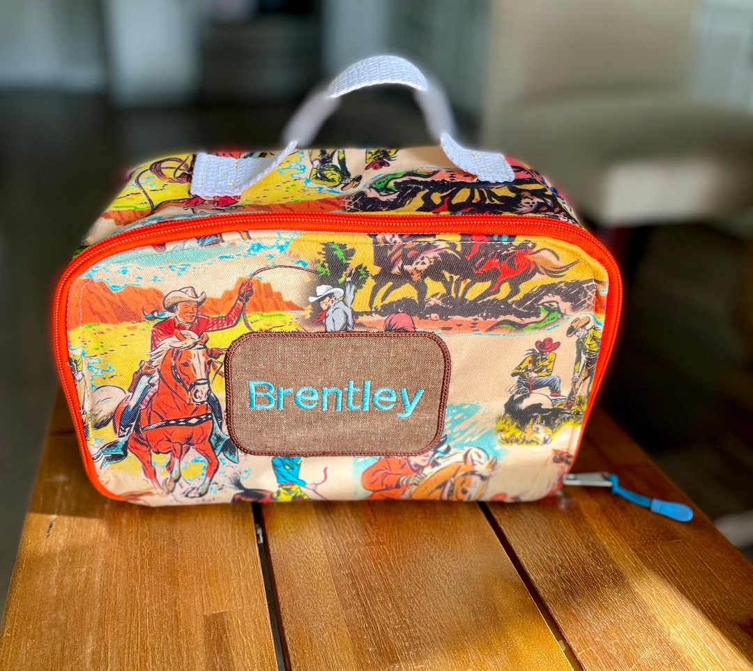 Vintage Cowboy Lunch Box-cowboy Lunch Box - Etsy