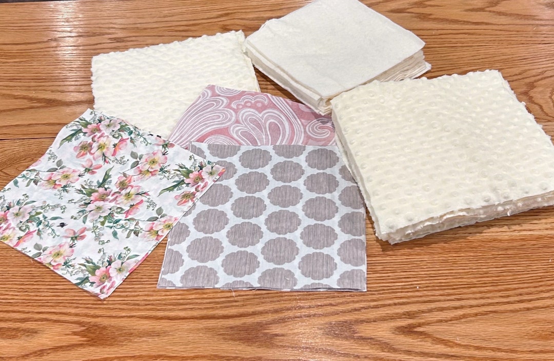 DIY Rag Quilt Kit Instructions Included-linen Rag Quilt Kit - Etsy