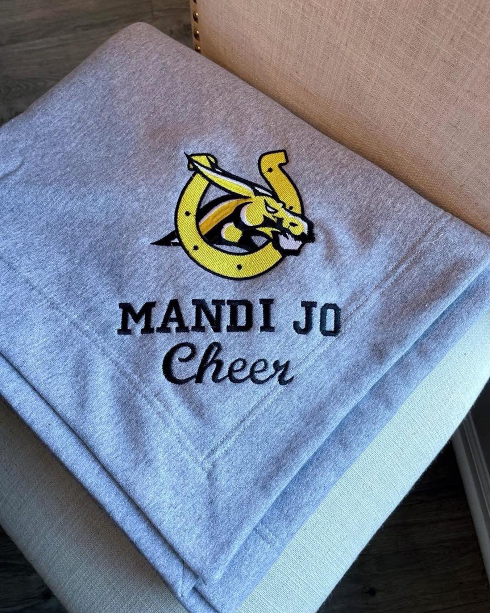 Personalized Stadium Blanket-high School Mascot Blanket-custom - Etsy