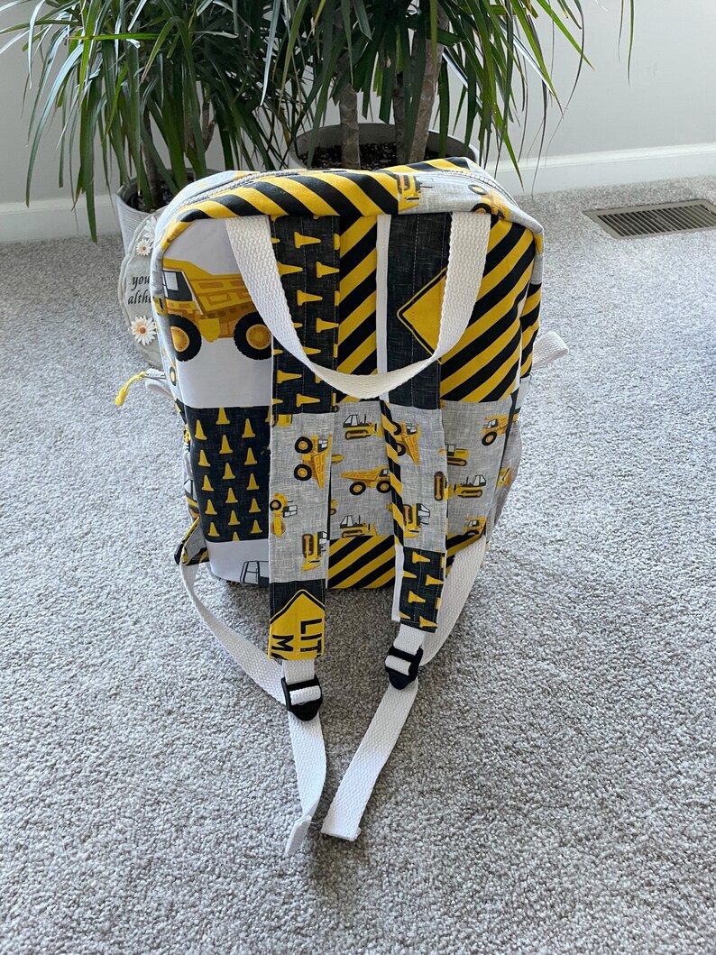 Construction Backpack-kids Backpack-custom Made Backpack- Handmade ...