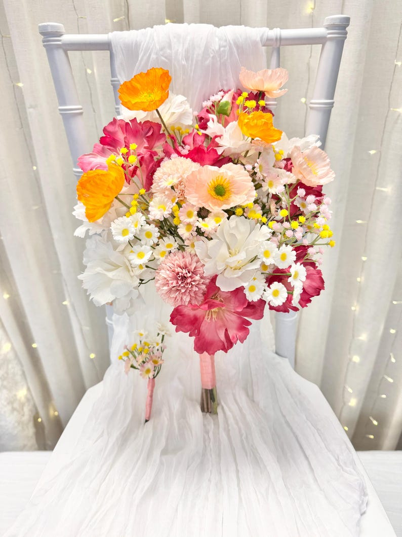 Pink Prom Bouquet and Boutonniere Set - Prom Flowers - Etsy