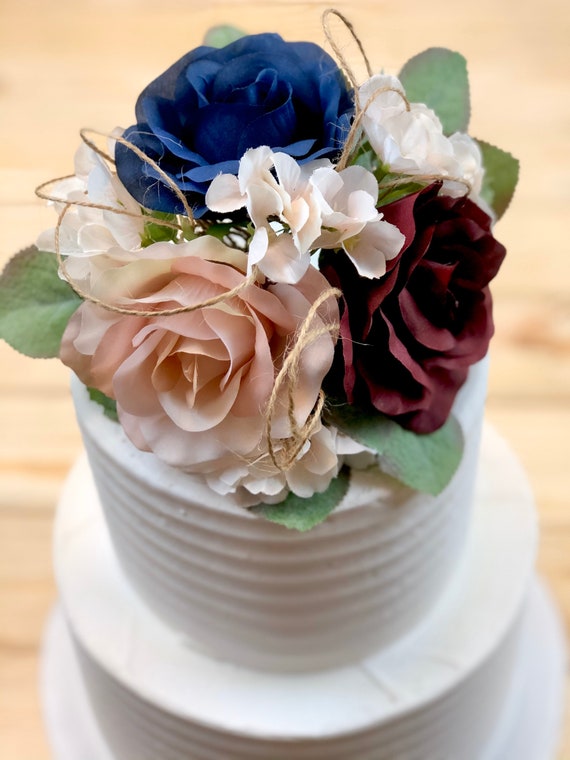 Burgundy wedding cake store