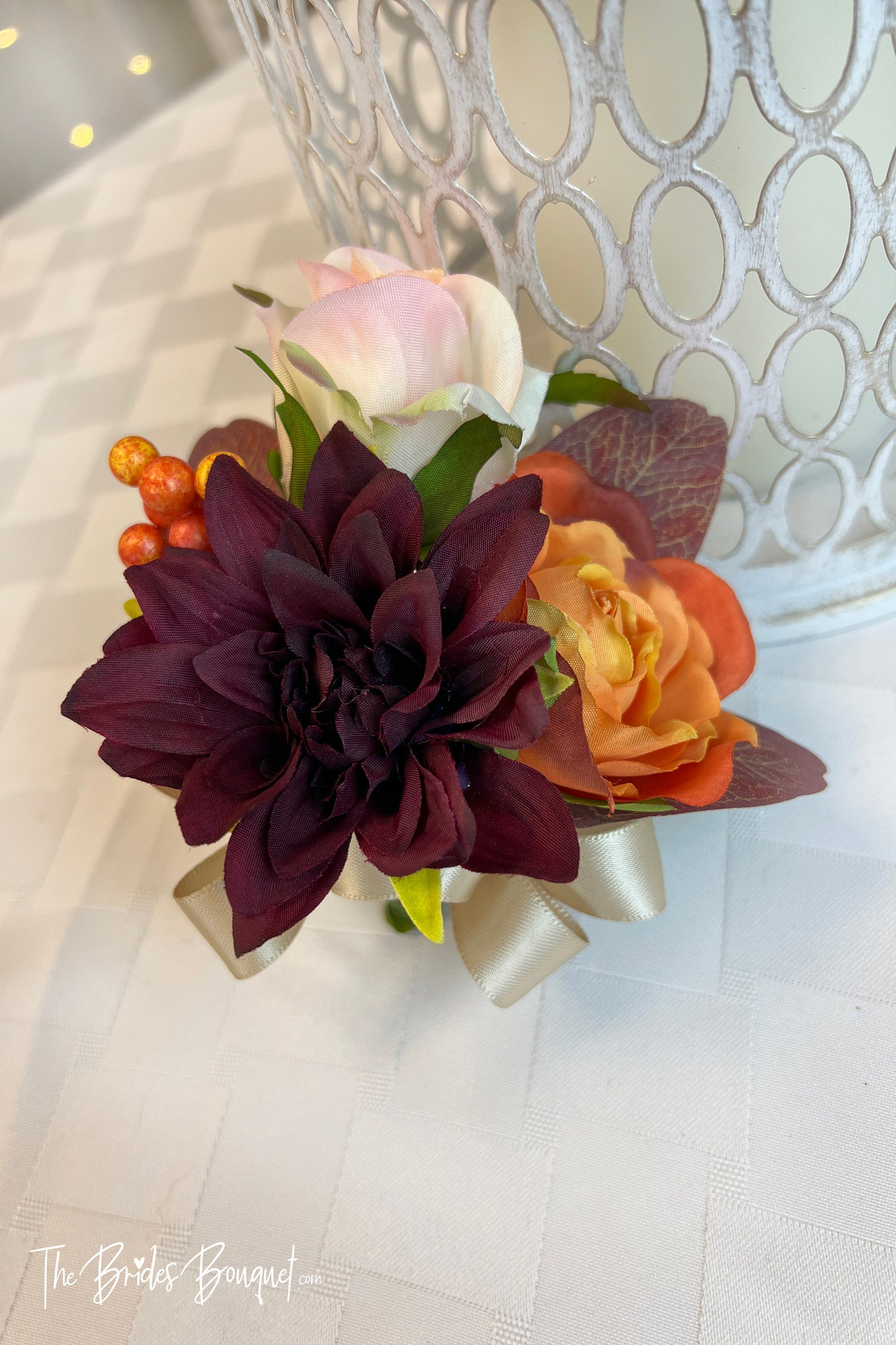 Autumn Corsage for Women | Fall Women's Corsage | Homecoming Flowers - Etsy