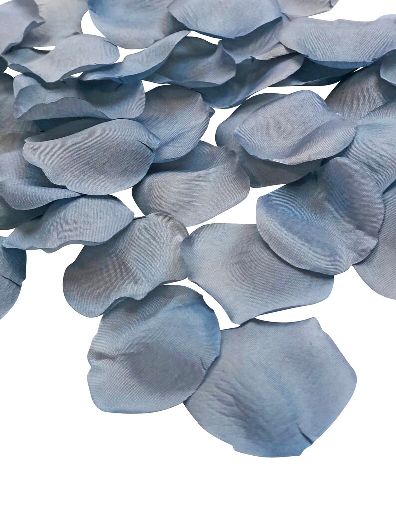 DUSTY BLUE Rose Petals Flower Petals Wedding Centerpiece - Etsy