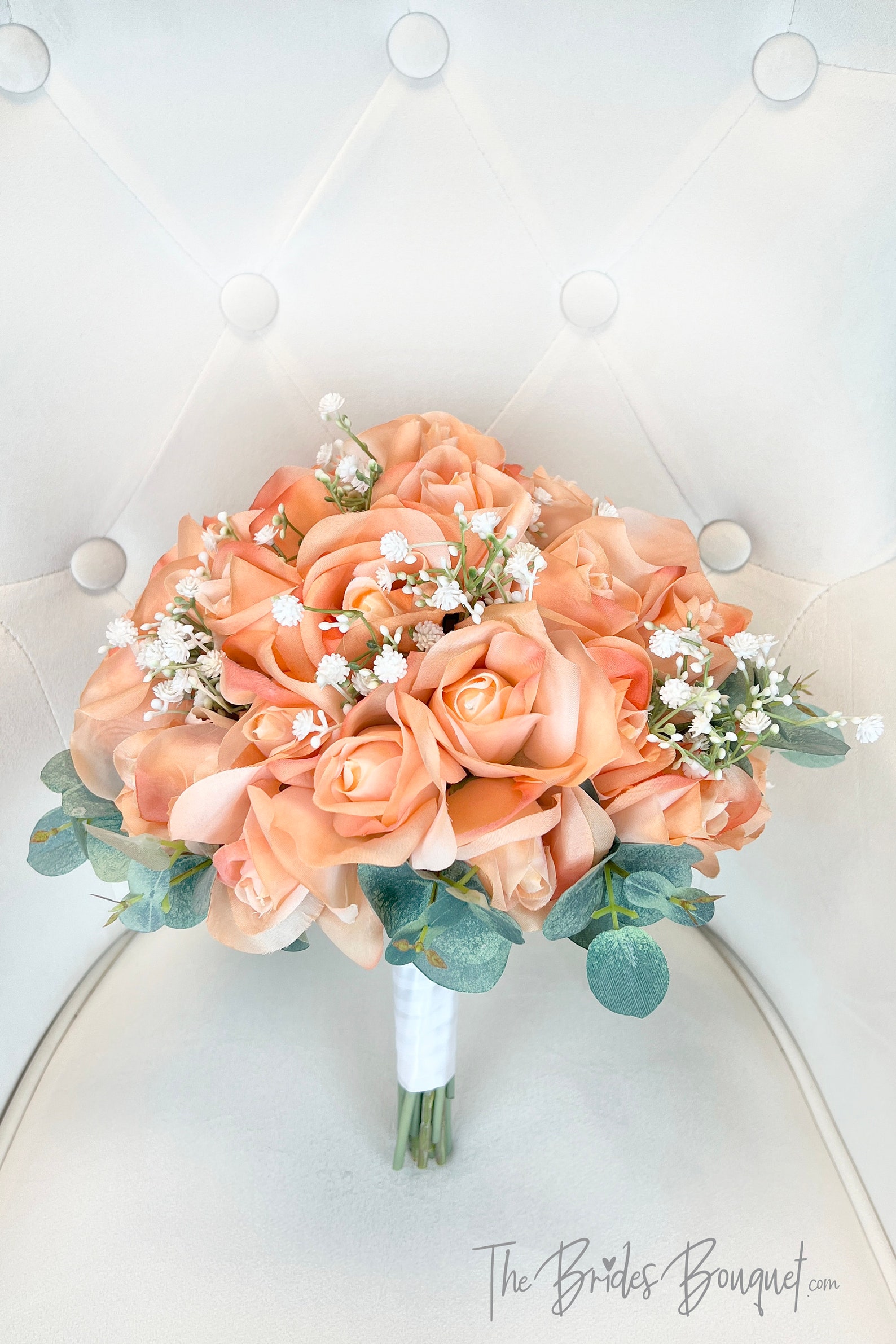 Wedding Bouquet Bridal Bouquet With Coral Roses large - Etsy