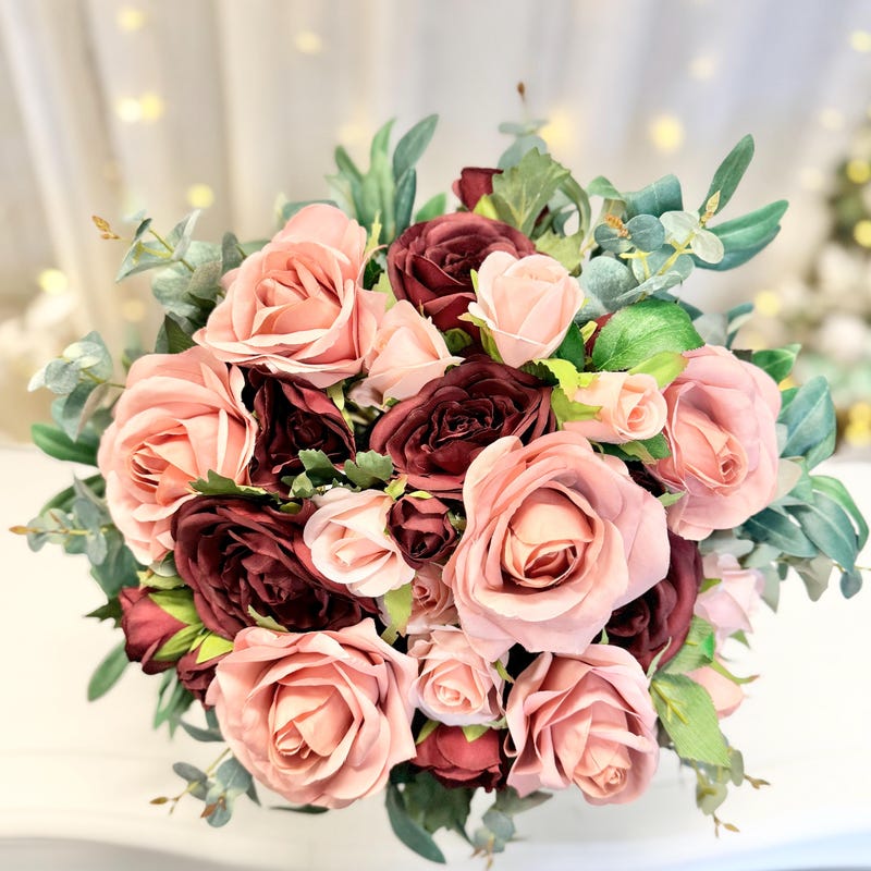 Dusty Pink Bouquet - Etsy