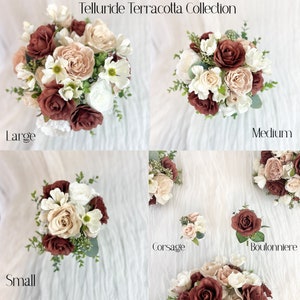 Terracotta & Taupe Fall Wedding Bouquet Autumn Wedding Bouquets Fall ...