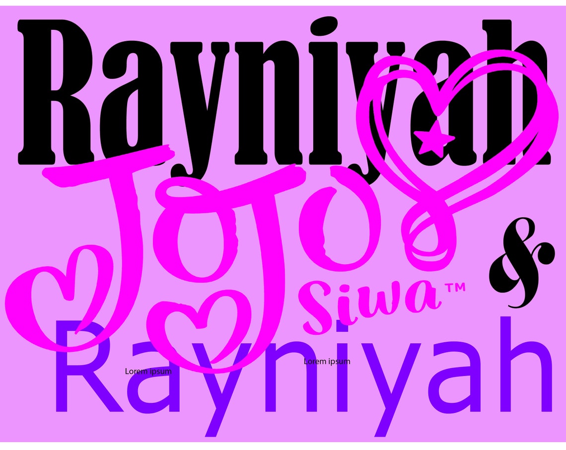 JOJO SIWA Name Sign Jojo Sign Siwa Sign Jo Jo Siwa and Name | Etsy UK