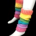 Pastel Rainbow Leg Warmers Womens Leg Warmers Kawaii Leg - Etsy