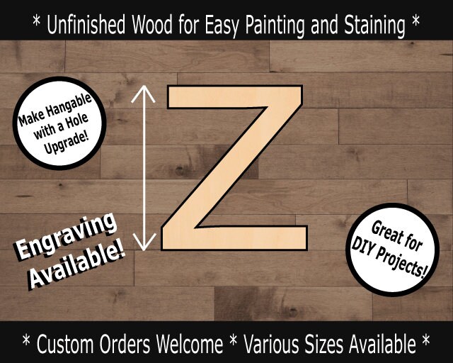Alphabet Letters Shapes: LOWERCASE Z Laser Cut | Etsy
