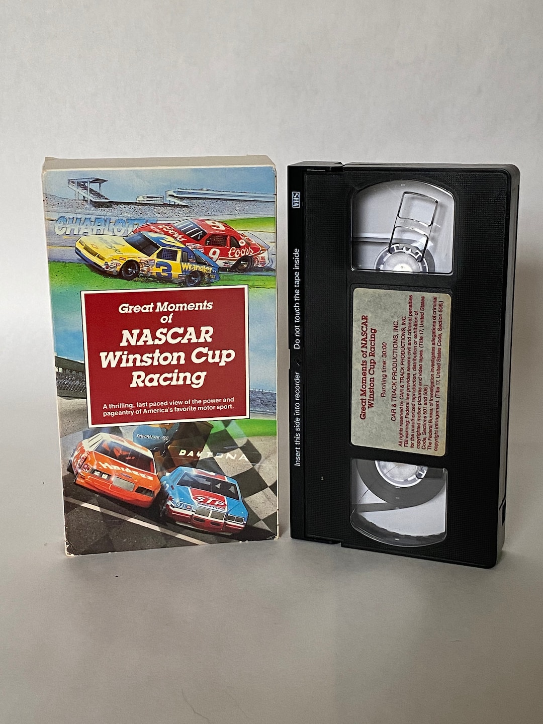 Vintage Great Moments of NASCAR Winston Cup Racing VHS Movie Good ...