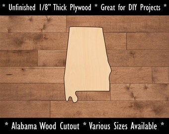 Alabama Cut Out - Etsy