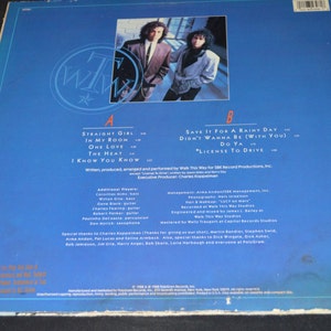 Vintage Vinyl Record Walk This Way Self Titled Album 834-398-1 - Etsy