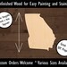 State Shape: GEORGIA Laser Cut Unfinished Wood Cut Out - Etsy
