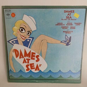 Vintage Vinyl Original Cast Soundtrack Record: Dames at Sea Album OS ...