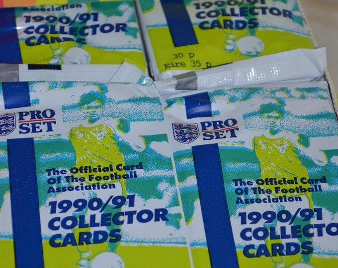 Vintage PRO SET 1990/91 Football soccer Trading Cards Sealed - Etsy