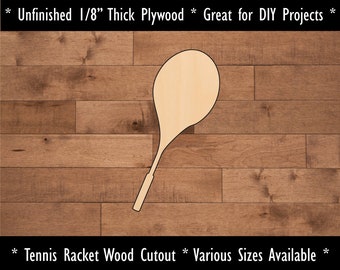 Wood Tennis Racket - Etsy
