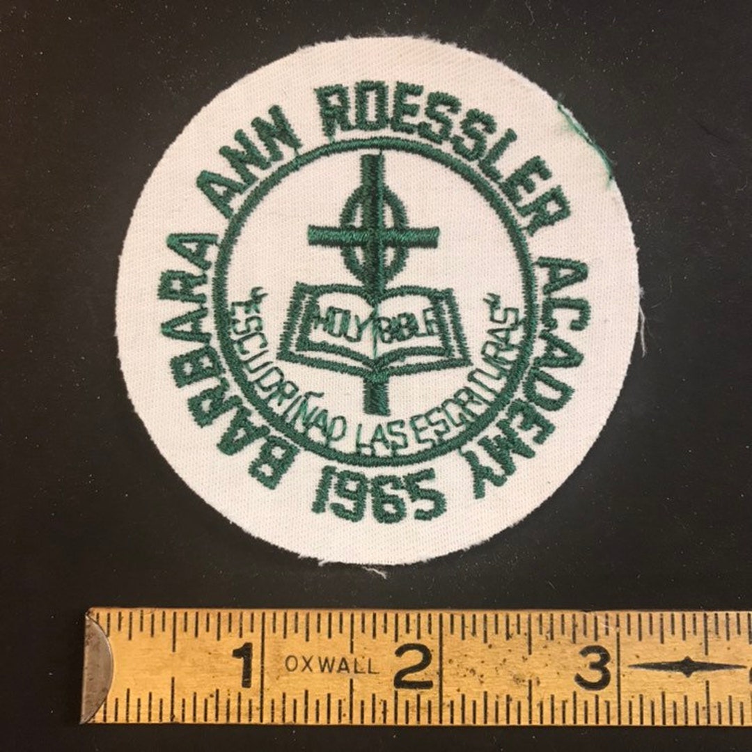 Vintage Barbara Ann Roessler Academy 1965 Logo Coser-On Parche - Etsy ...