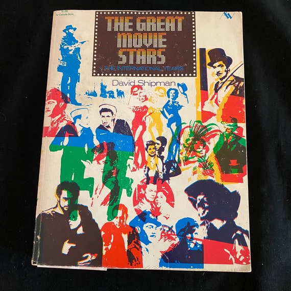 Vintage Paperback Book: The Great Movie Stars International | Etsy