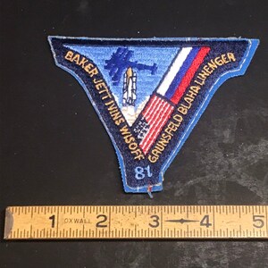 Vintage NASA Atlantis Flight Mission STS-81 Sew-on Patch - Etsy