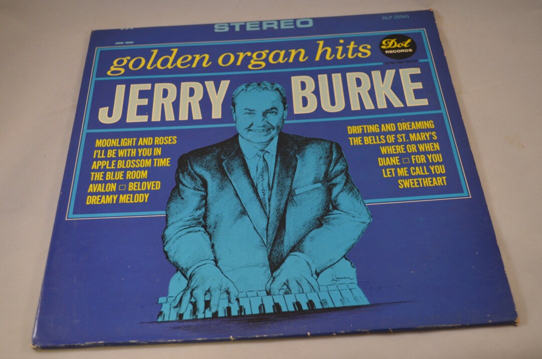 Vintage Record Jerry Burke: Golden Organ Hits Album DLP-25541 - Etsy