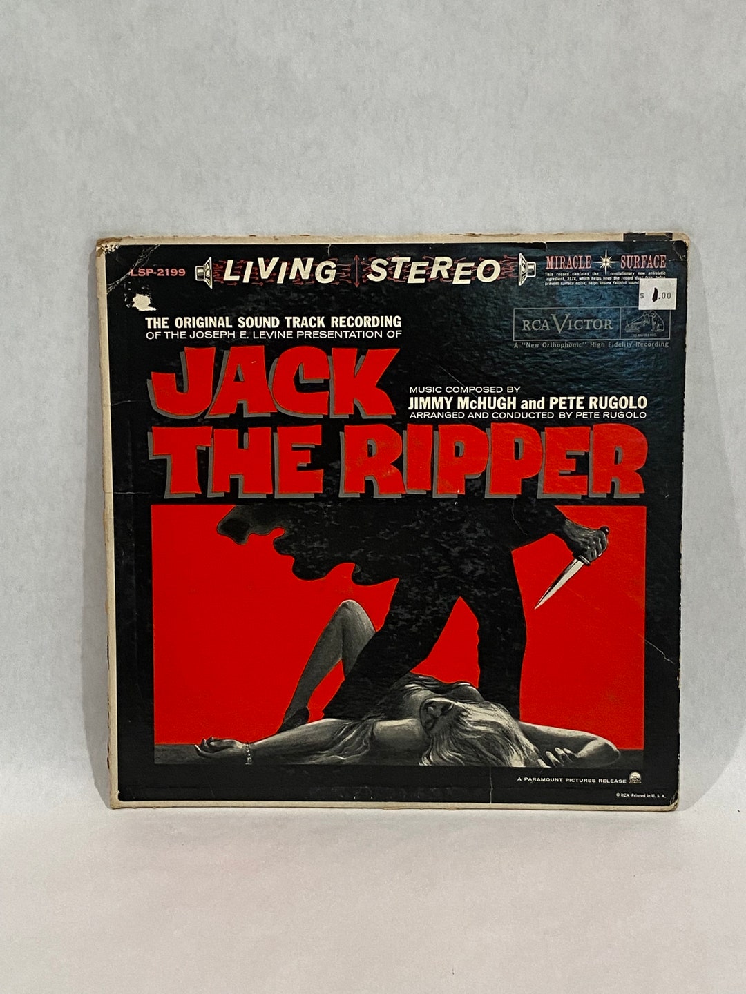 Vintage Vinyl Soundtrack Record Jack the Ripper Album LSP-2199 - Etsy