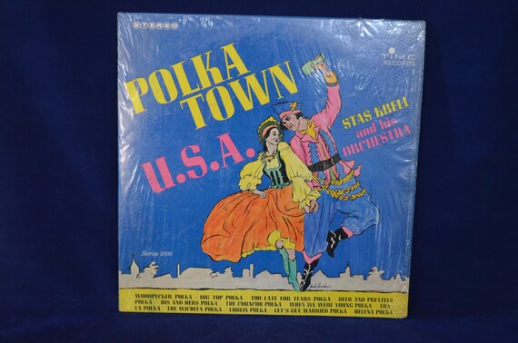 Vintage Record Stas Krell: Polka Town USA Album TY-410 | Etsy