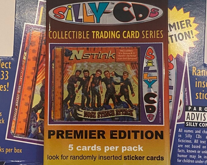 Vintage Premier Edition Silly Cds Collector Trading Cards - Etsy