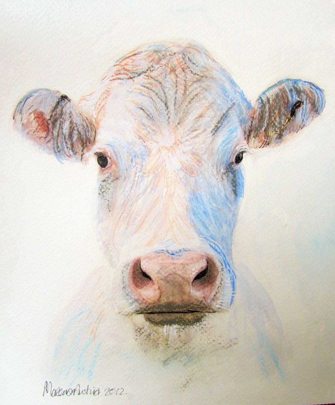 Cow Print Modern Farmhouse Rustic Print Gift for Her Morena Artina ...