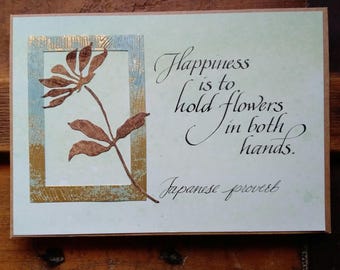 Handmade Calligraphy Greeting Card Congratulations Card - Etsy