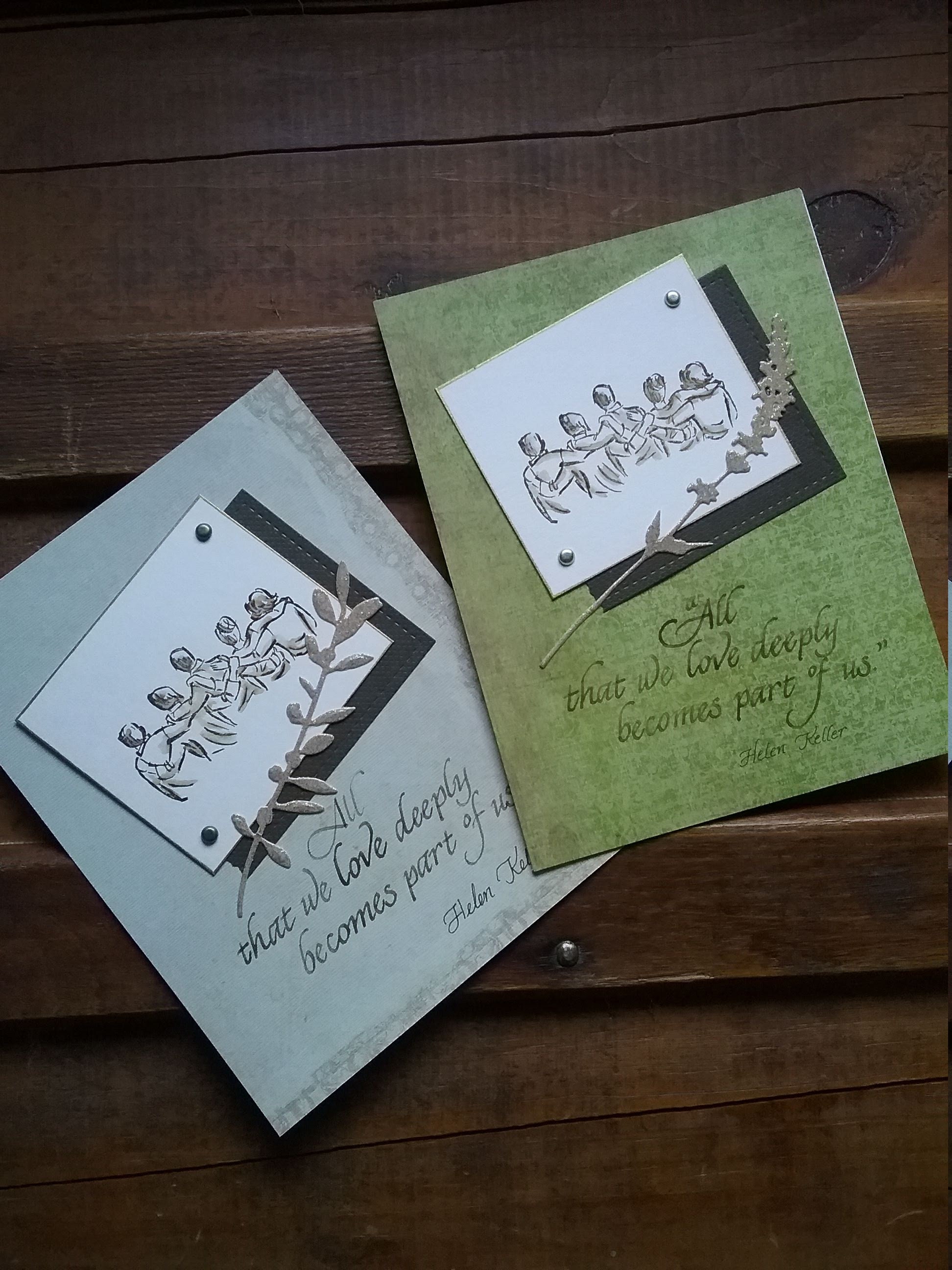 Calligraphy Greeting Card Thank You Card Friendship Card Support and ...